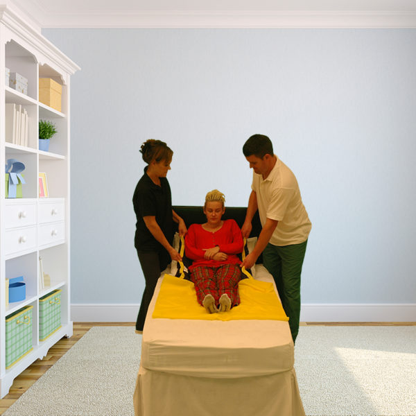 Glide and Lock – Bed – Cushioned – Handles | Hospital Direct