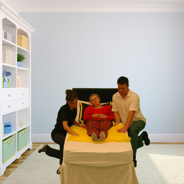 Glide and Lock – Bed – Cushioned – Handles | Hospital Direct