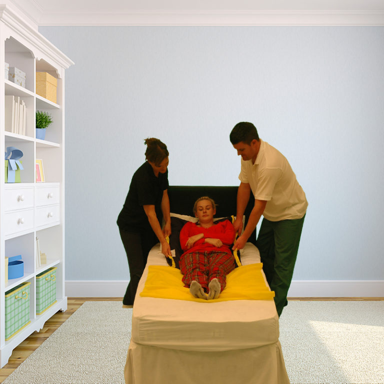 Glide and Lock – Bed – Cushioned – Handles | Hospital Direct