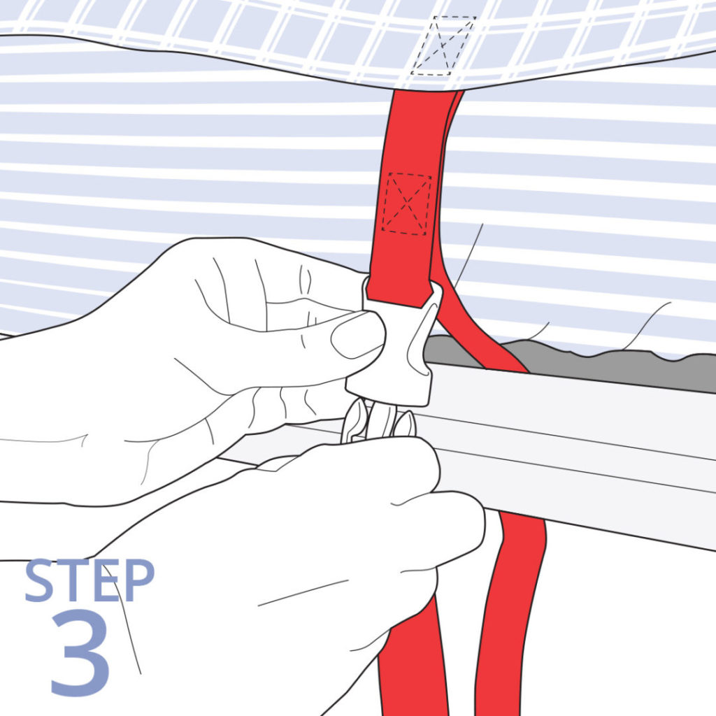 Satin 'SIBA® Sheets' - 4 Way Top Draw Sheet with Security Locking Loops ...