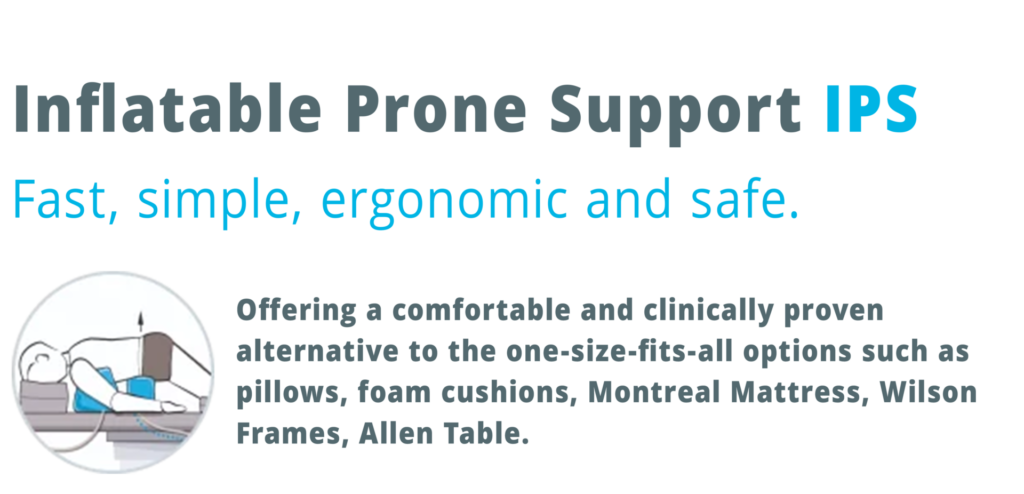 Ergotrics - Inflatable Prone Support IPS | Hospital Direct